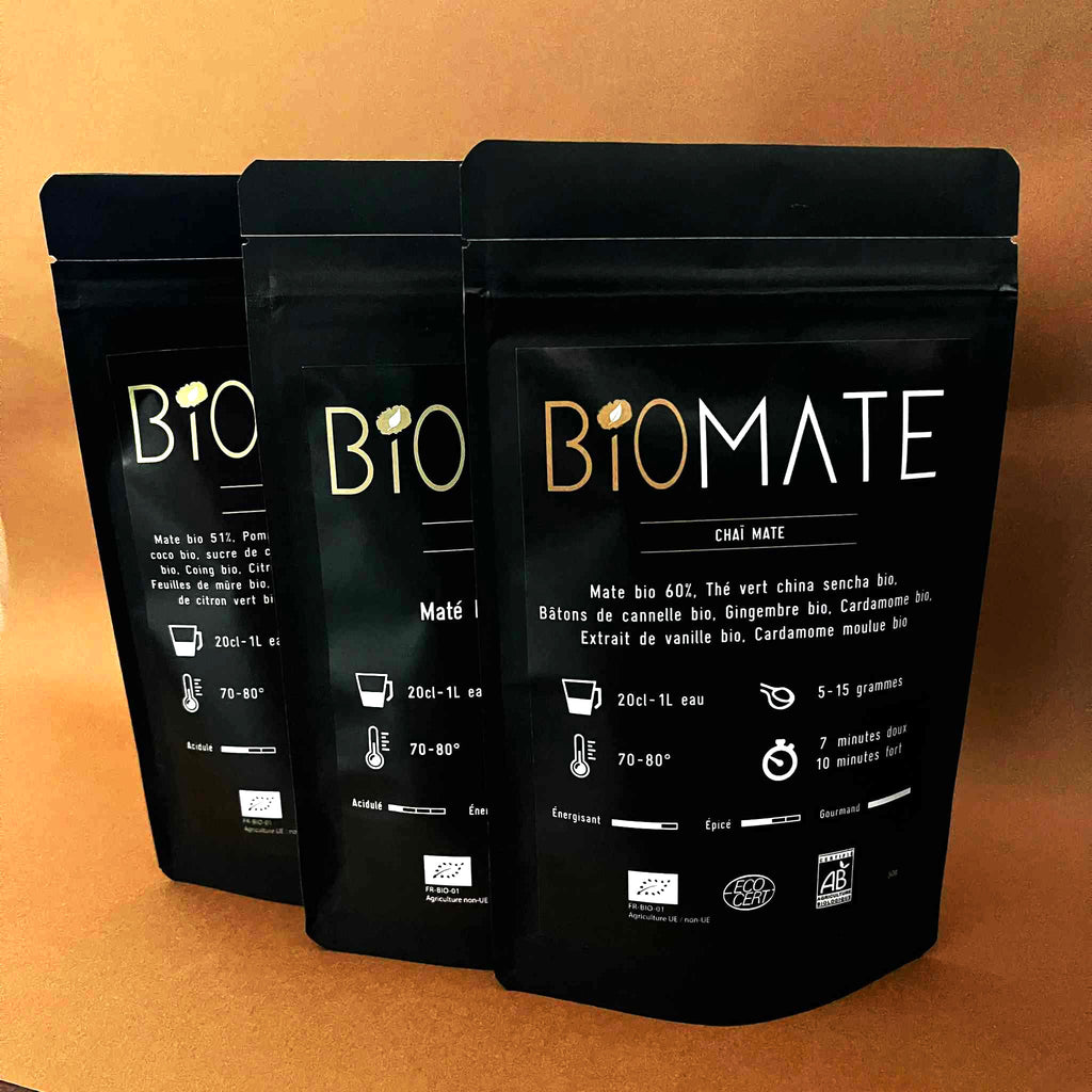 Coffret Hivernal Maté bio | Biomate | Maté Bio Haut de Gamme