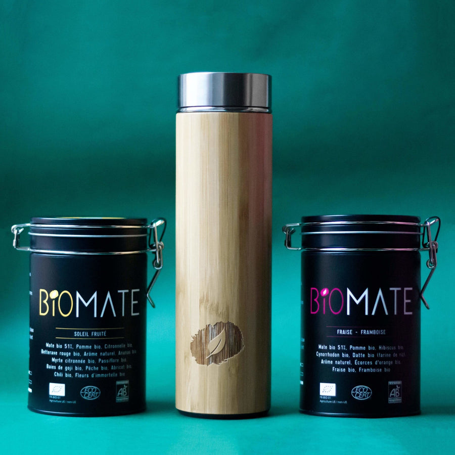 Fraise Framboise - Maté Bio | Biomate | Maté Bio Haut de Gamme